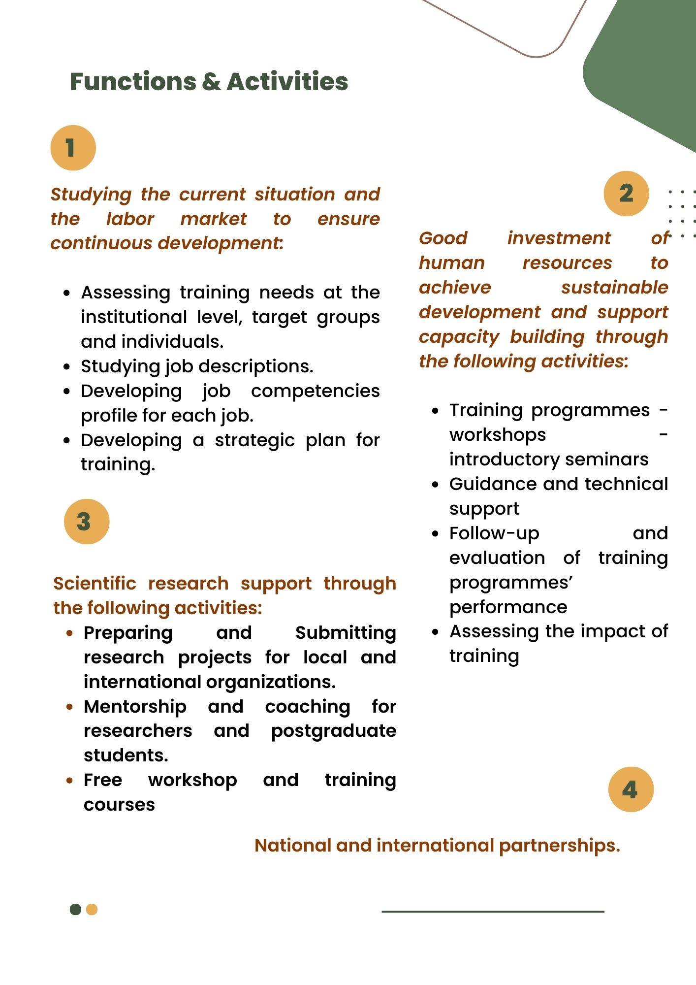 Training & Development Center